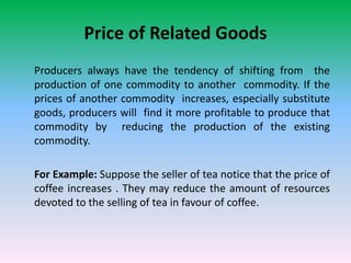 Law of supply | PPTX | Commodities | Economy