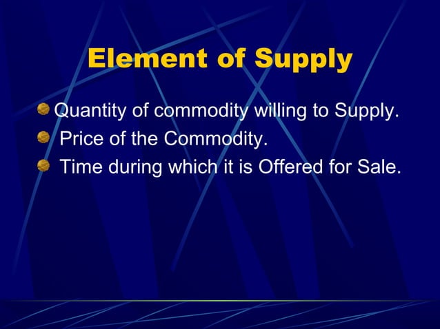 Law of supply | PPT