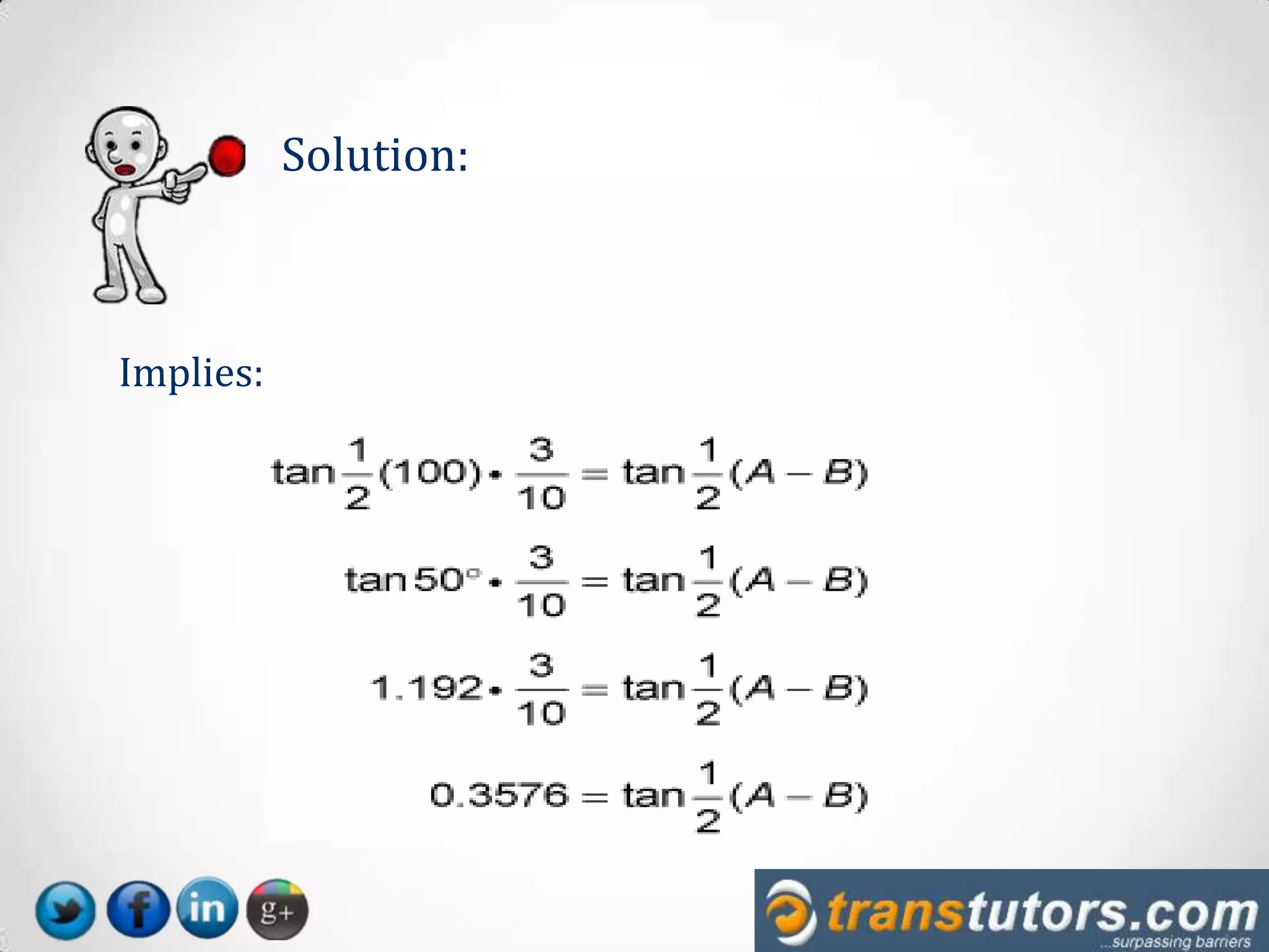 Law of tangent | PPTX