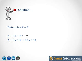 Law of tangent | PPTX