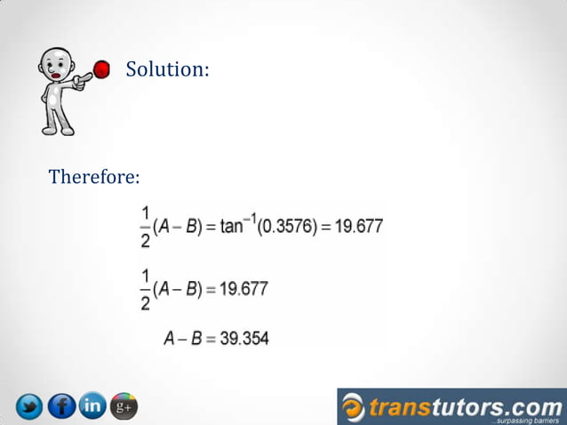Law of tangent | PPTX