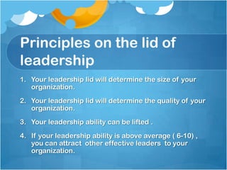 Law of the lid 1 | PPTX