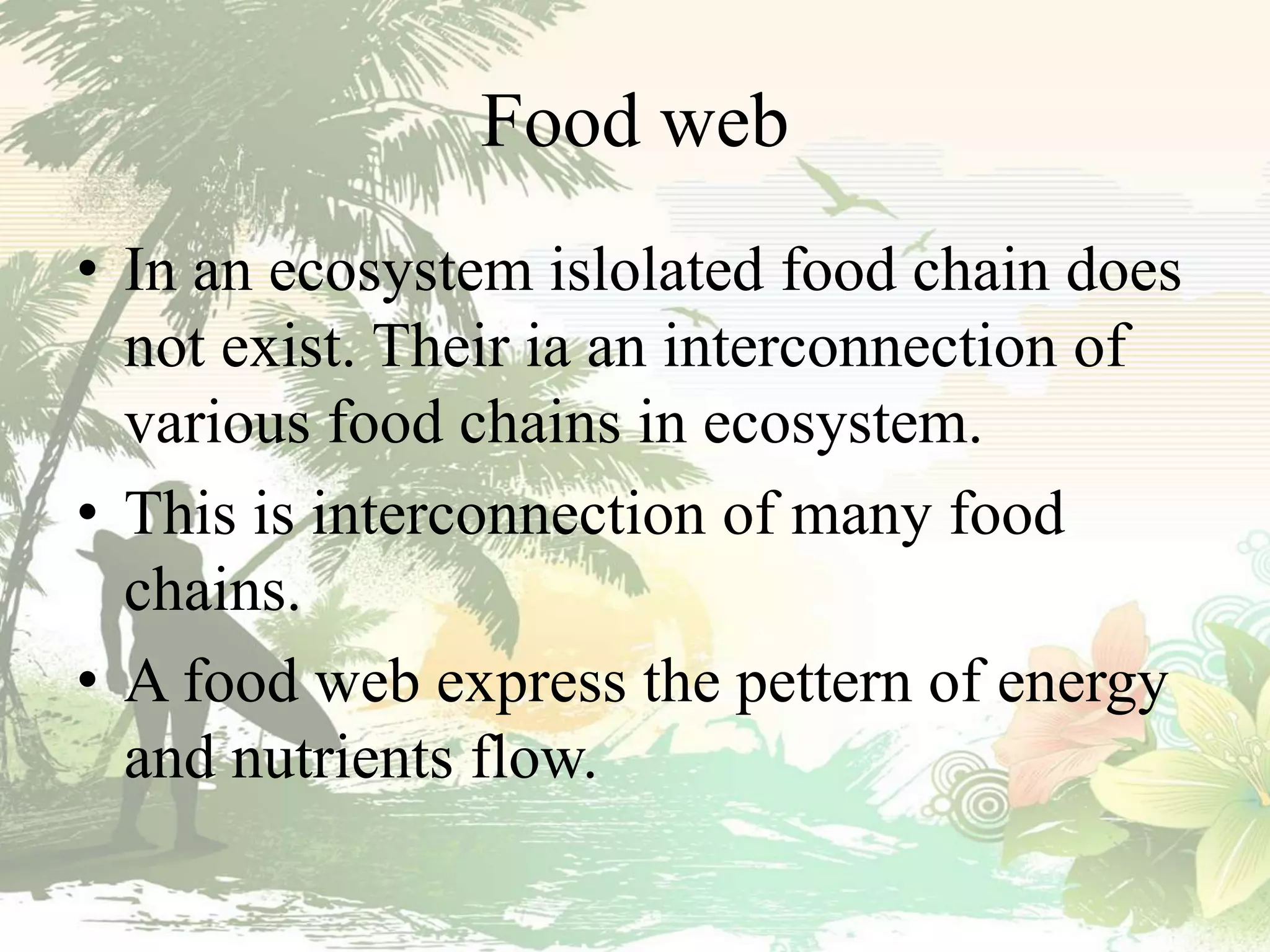 Law of thermodynamics or food chain JNVU | PPTX