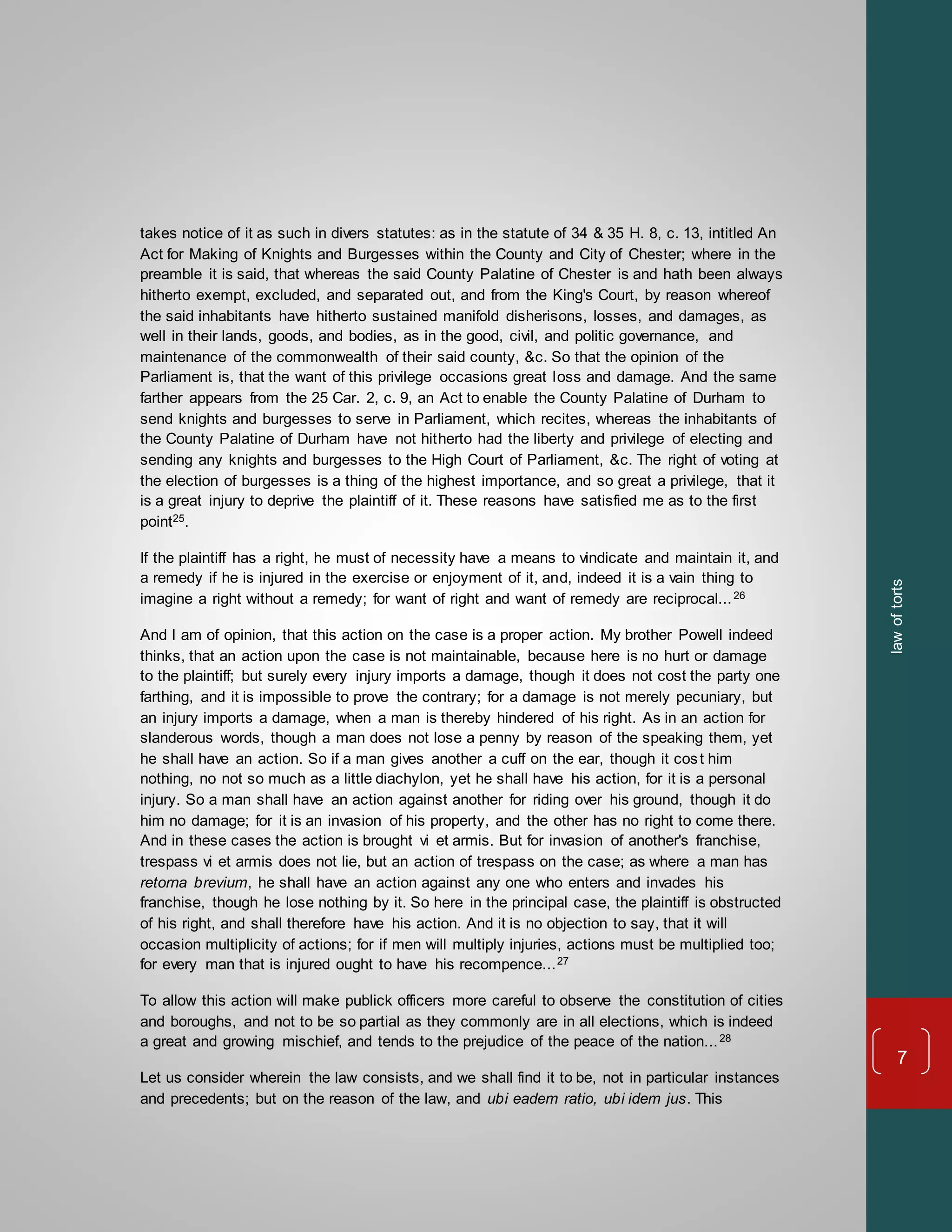 Law of tort in pakistan | DOCX