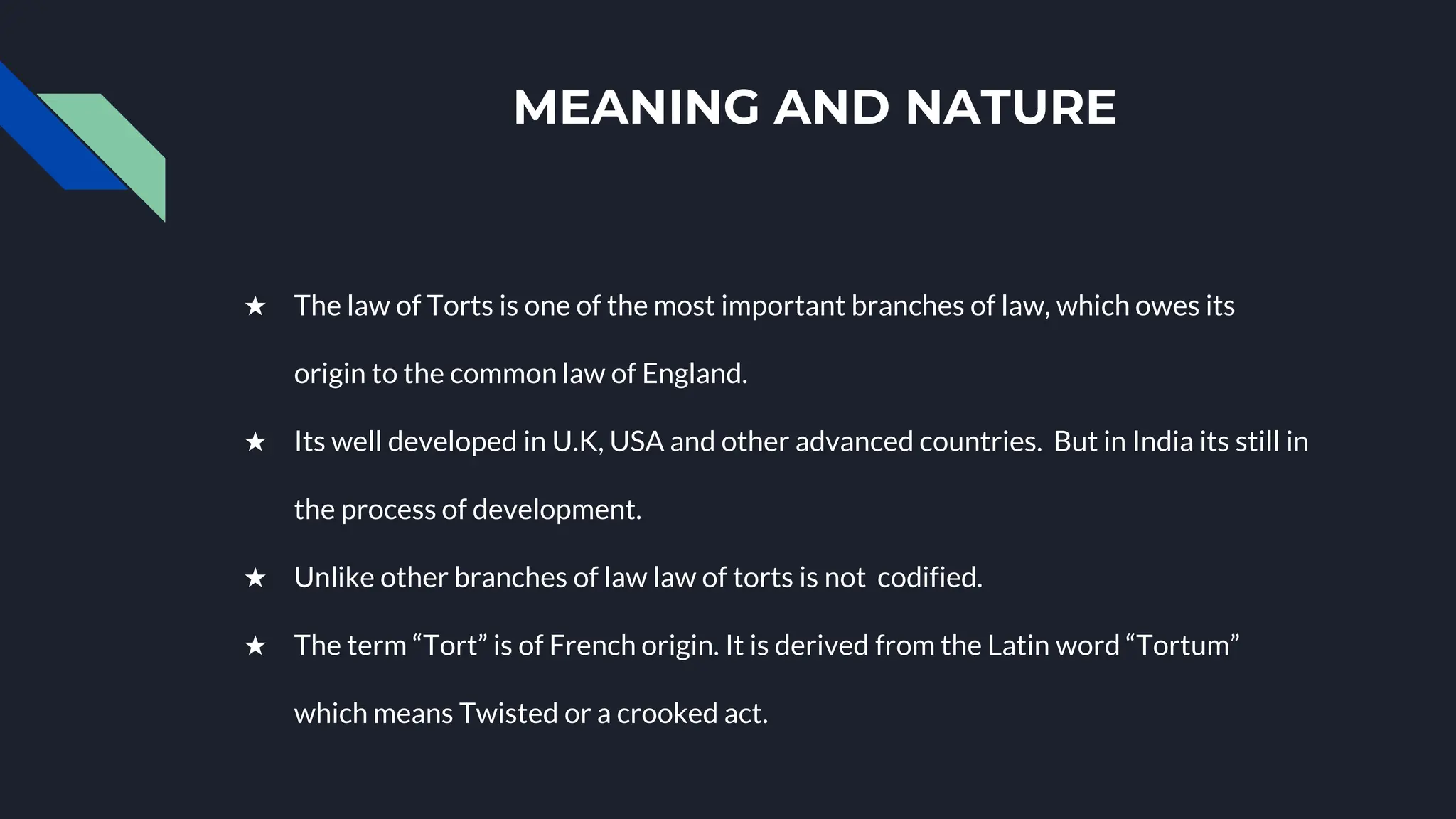 LAW OF TORTS LAW OF TORTS LAW OF TORTS LAW OF TORTS | PPTX