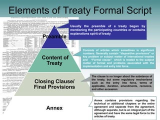 Law of treaty | PPTX