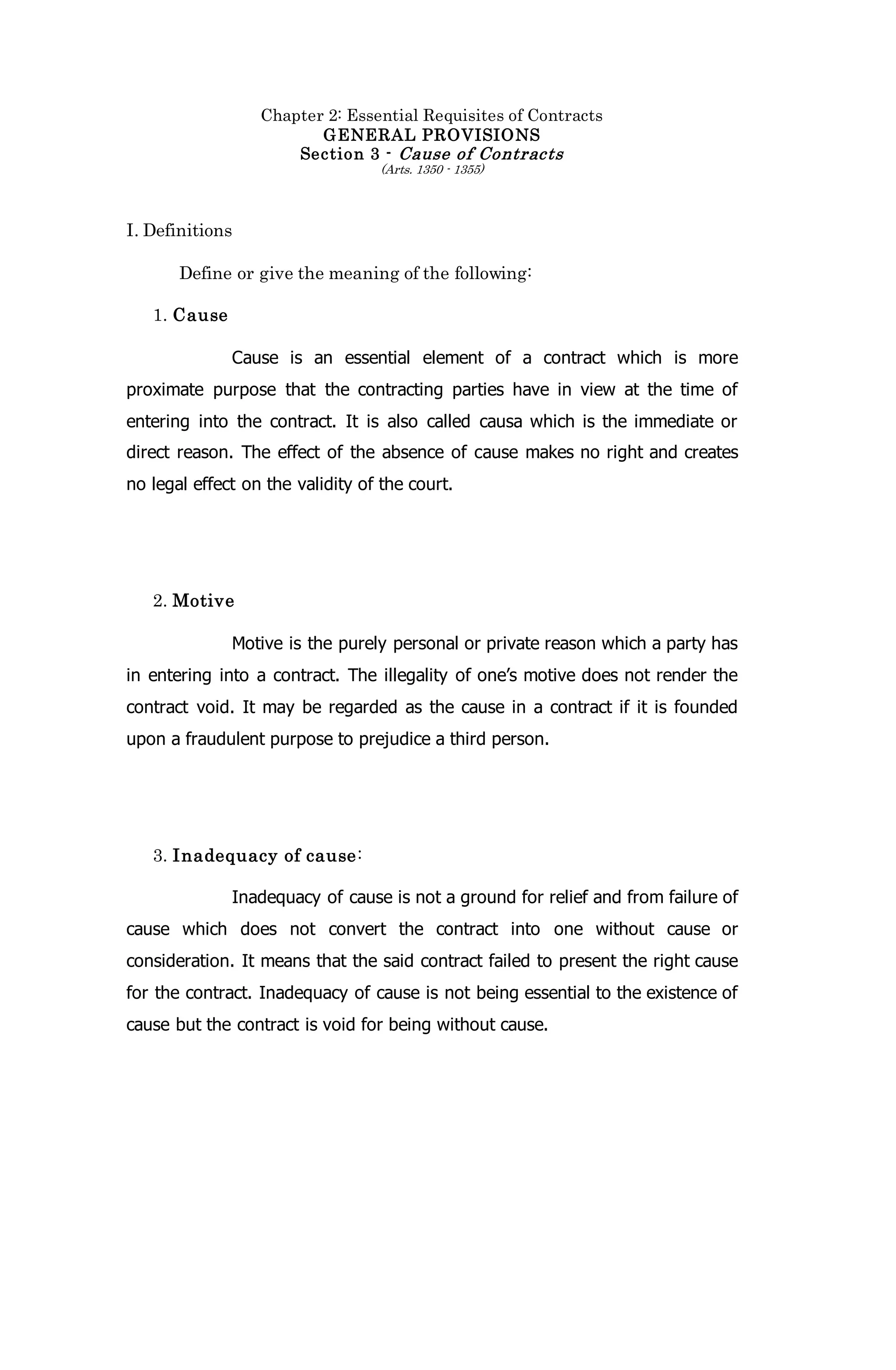 Law on obligations and contracts | DOCX