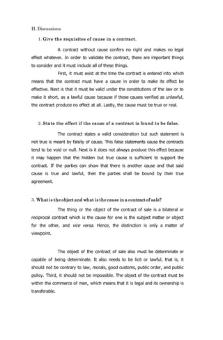 Law on obligations and contracts | DOCX