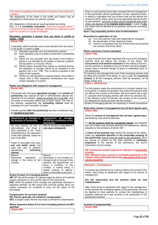 Law on partnership notes | PDF