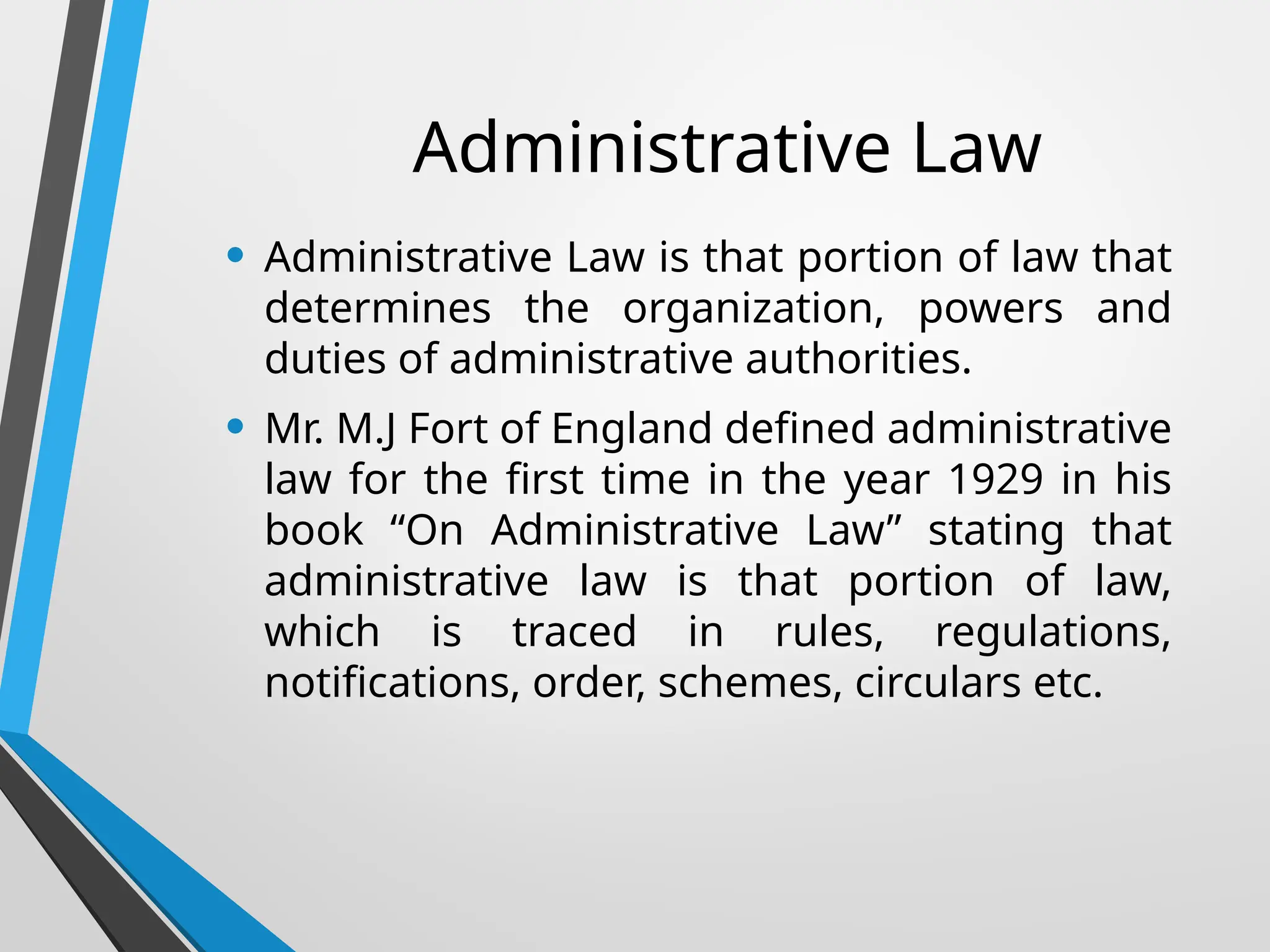 Administrative law and Its basic details.pptx