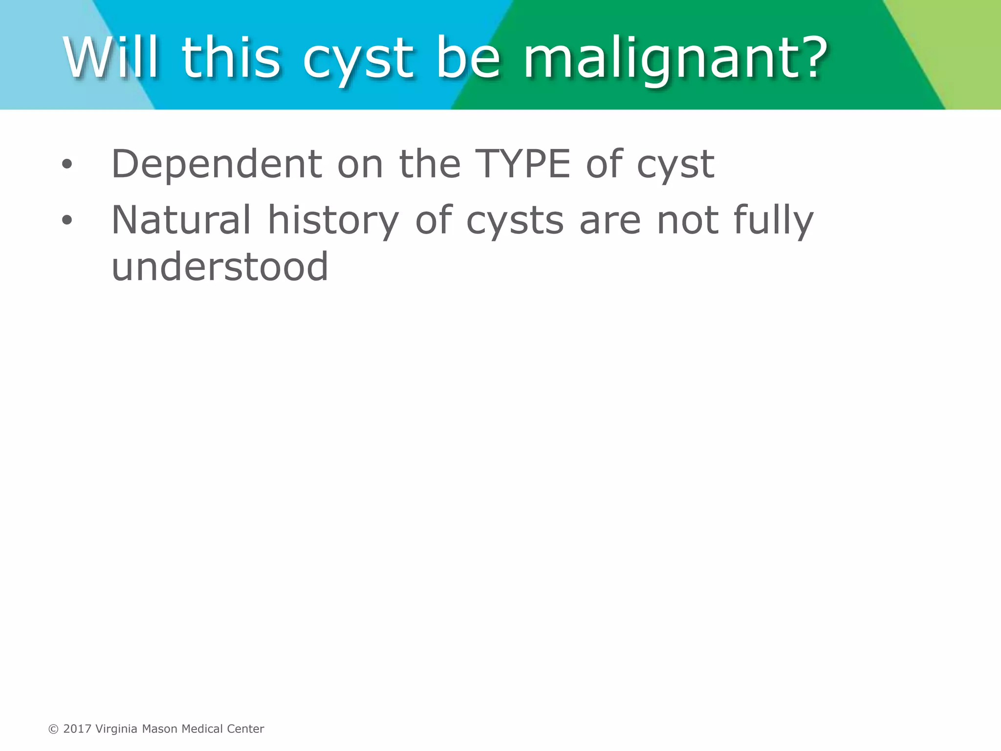 Law panc cyst talk | PPTX