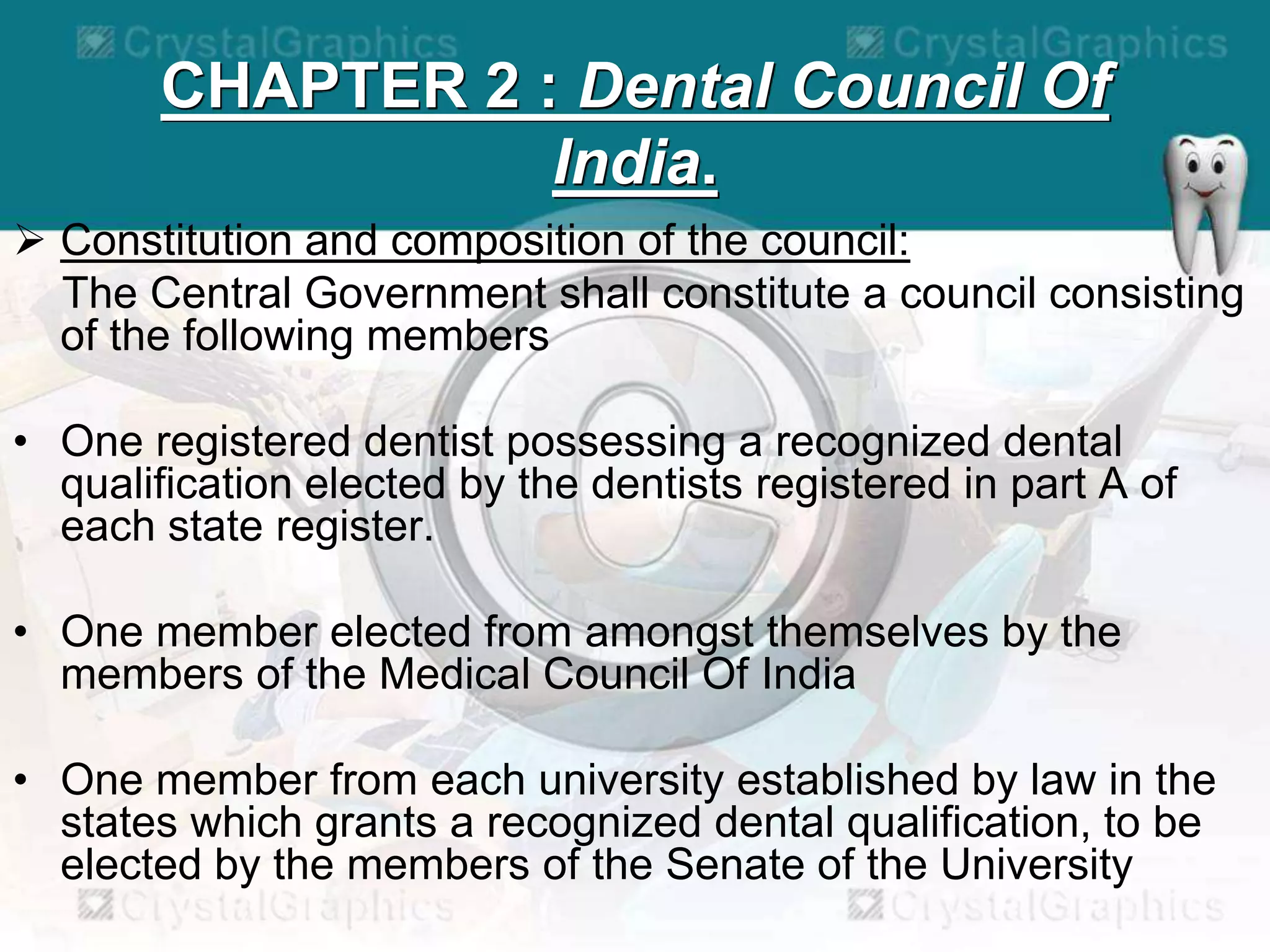 The dentist act 1948 | PPTX