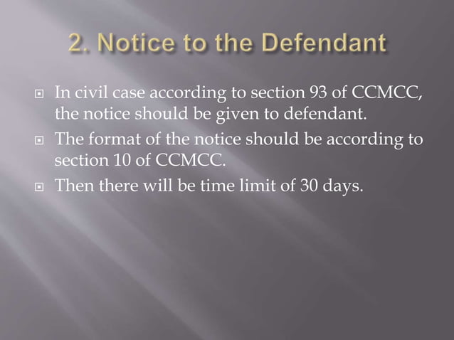 civil procedures for the injustice with legal framework. | PPT
