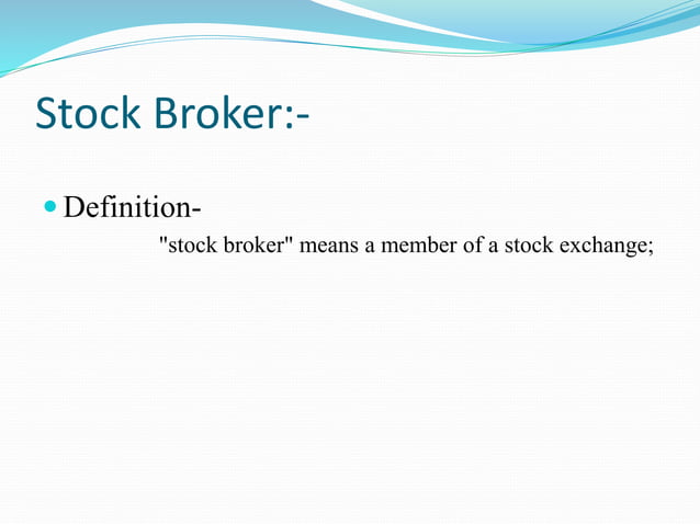 broker and sub-broker nitin | PPT