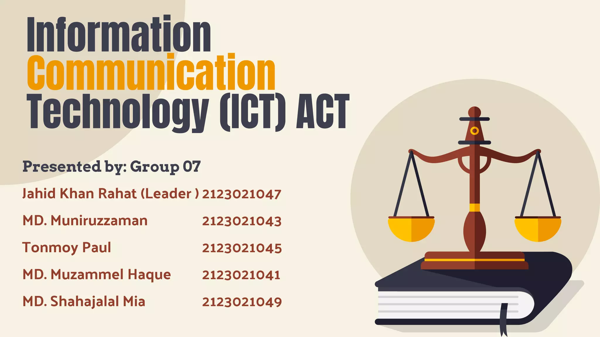 Information Communication Technology Ict Act Pptx