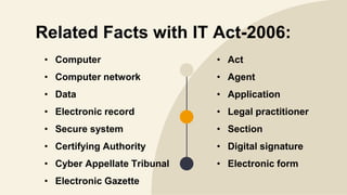 INFORMATION Communication Technology (ICT) ACT | PPTX