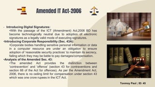 INFORMATION Communication Technology (ICT) ACT | PPTX