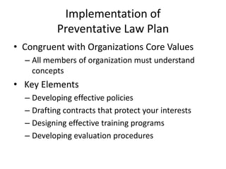 Law prevention | PPTX