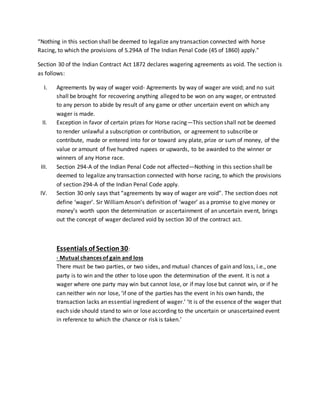 Law project wager | DOCX | Casinos & Gambling | Attractions