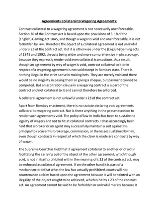 Law project wager | DOCX | Casinos & Gambling | Attractions