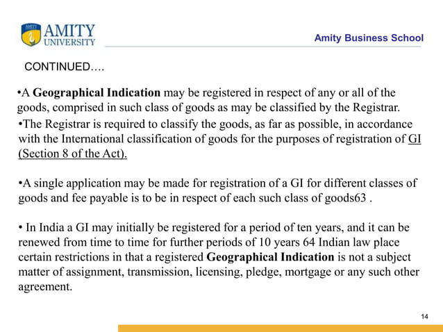 Geographical Indication of Intellectual Property | PPTX