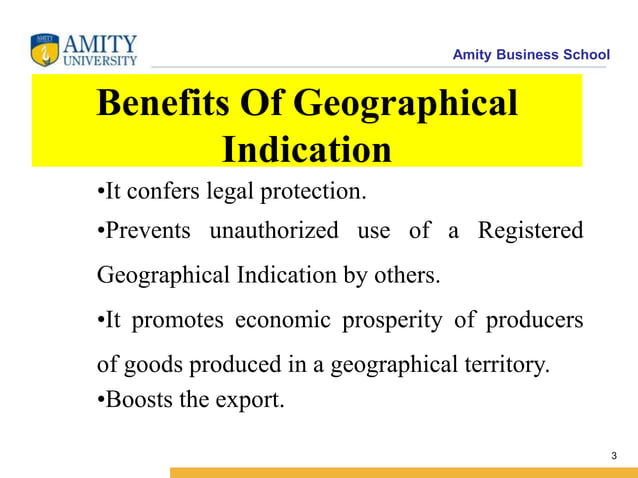 Geographical Indication of Intellectual Property | PPTX