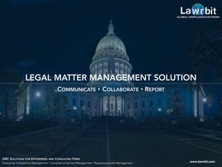 Legal Matter Management Solution | PDF | Legal Services Industry ...