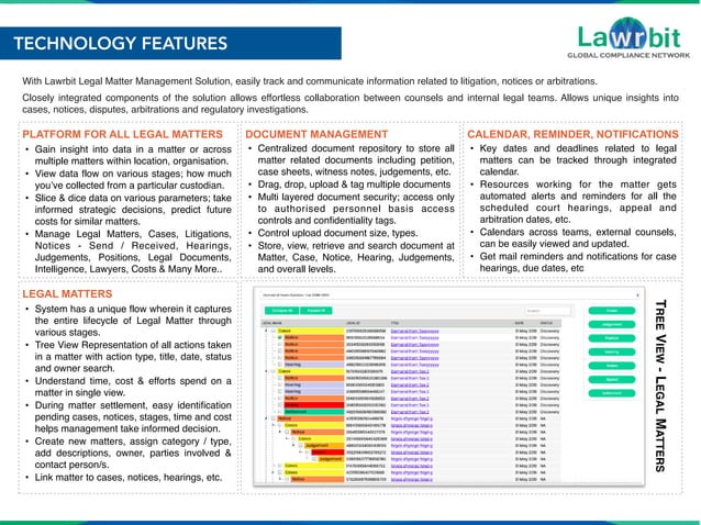 Legal Matter Management Solution | PDF | Legal Services Industry ...