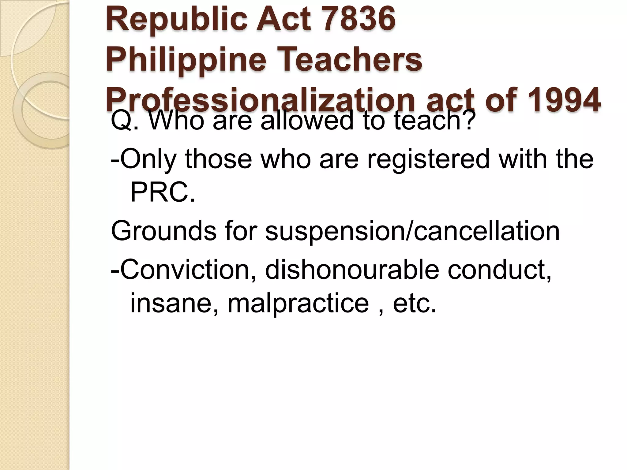 Laws related Education | PPTX