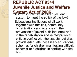 Laws related Education | PPTX