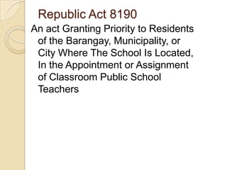 Laws related Education | PPTX