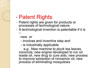 Law relating to intellectual property | PPTX
