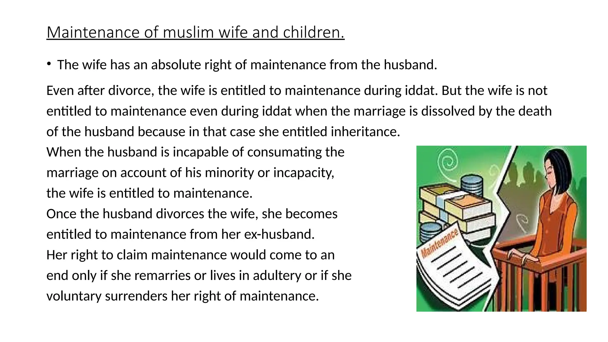 Law relating to maintenance of women ppt.pptx