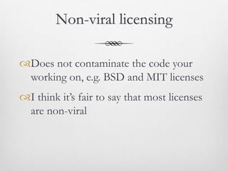 Copyright and licensing | PPTX