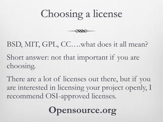 Copyright and licensing | PPTX