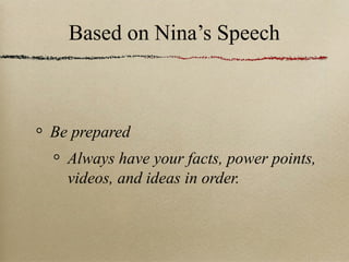 Lawrence gonzalez nina tandon ted talk | PPT