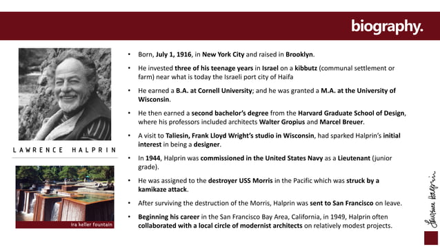 Lawrence Halprin | PPT