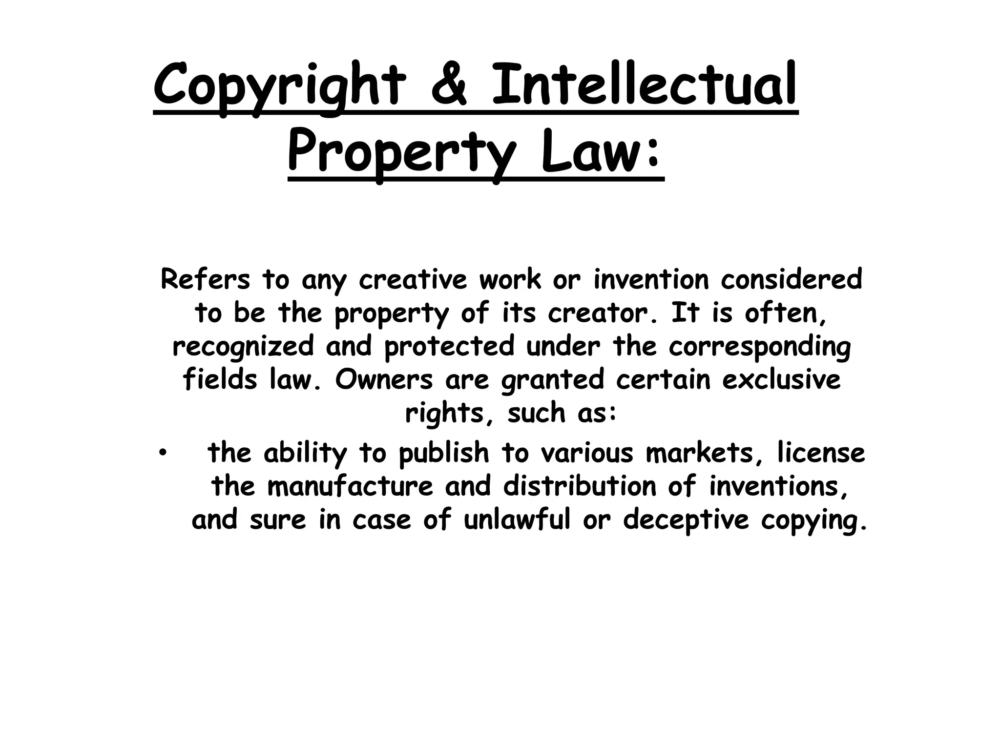 Laws in media | PPTX