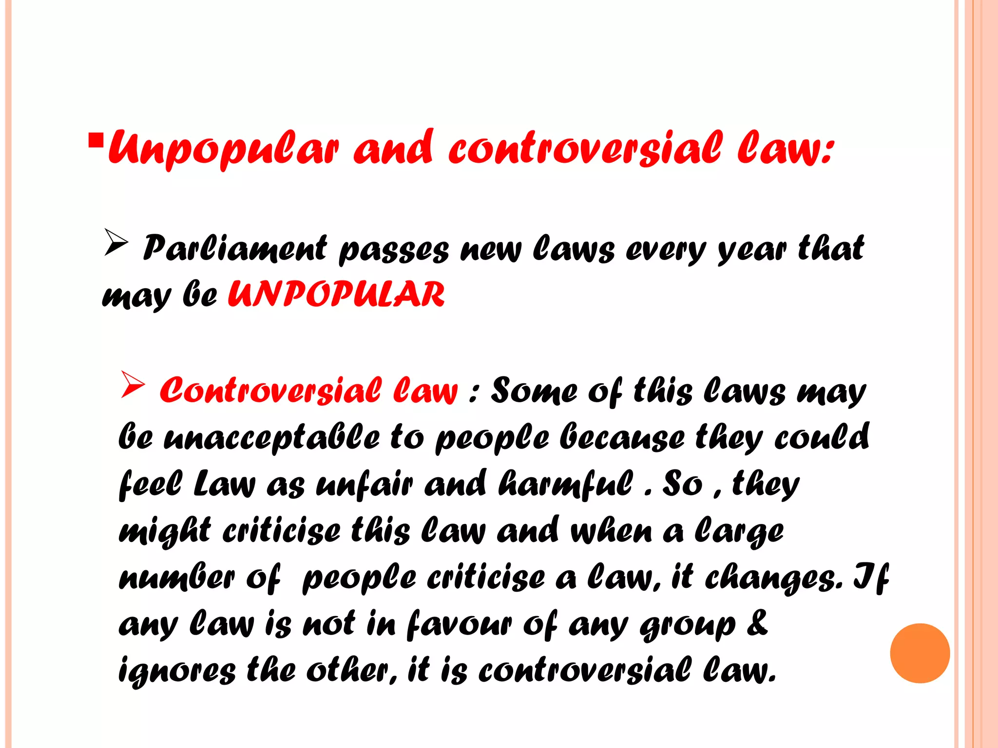Understanding Laws (VIII SST) | PPT