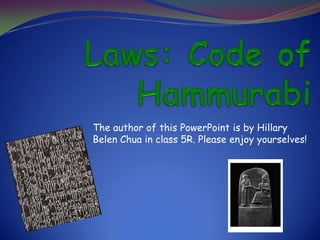 Laws code of-hammurabi | PPTX