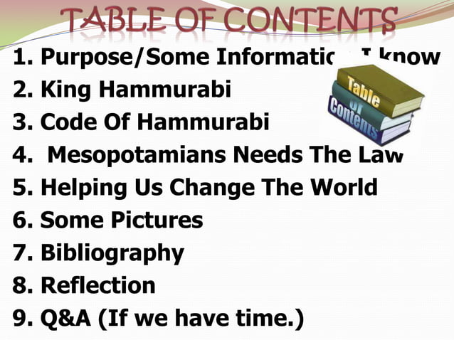 Laws: Code of Hammurabi | PPT