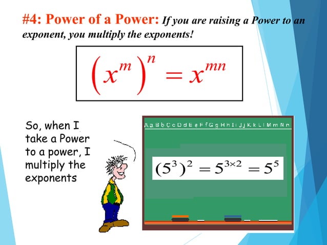 IT IS THE LAWS OF EXPONENTS WITH EXAMPLES AND DRILLS | PPT