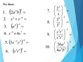 IT IS THE LAWS OF EXPONENTS WITH EXAMPLES AND DRILLS | PPT