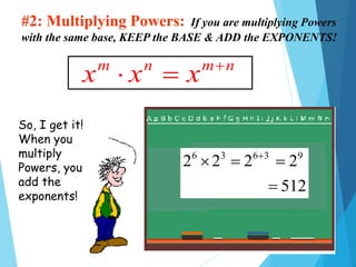 IT IS THE LAWS OF EXPONENTS WITH EXAMPLES AND DRILLS | PPT