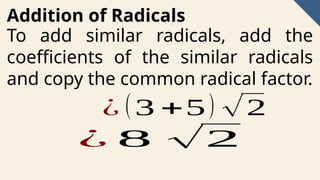 Laws-of-Radicals Examples and Activities | PPTX