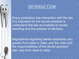Laws and dentistry | PPT