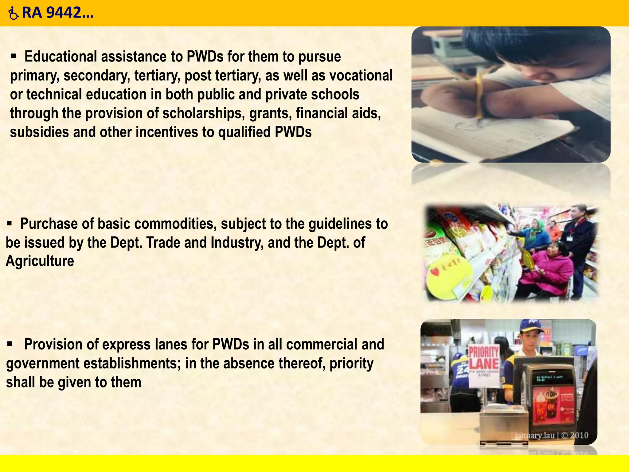 Laws And Mandates For Persons With Disabilities | PPTX