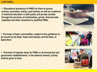 Laws And Mandates For Persons With Disabilities | PPTX