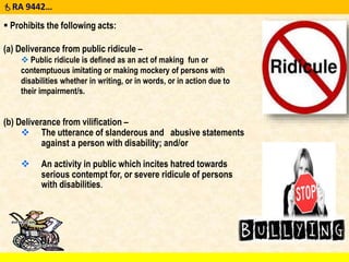 Laws And Mandates For Persons With Disabilities | PPTX