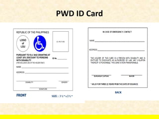 Laws And Mandates For Persons With Disabilities | PPTX